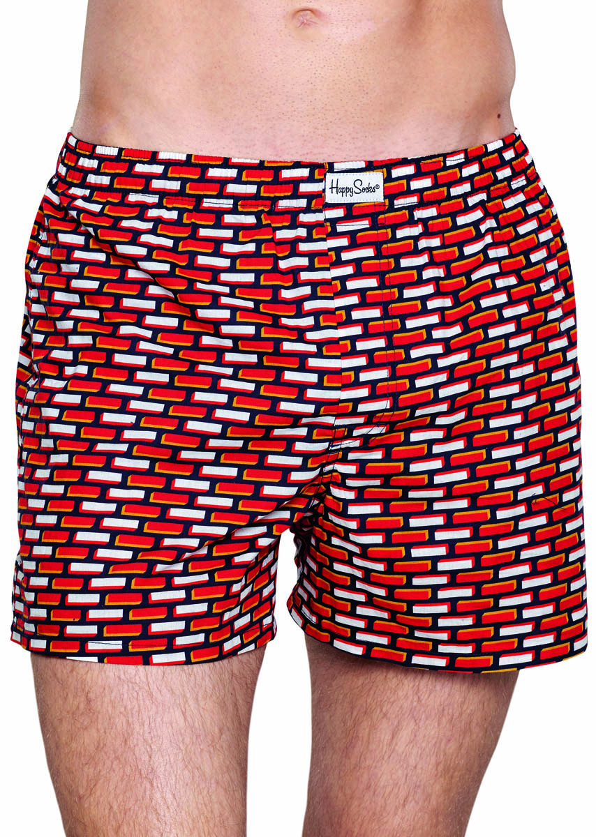 Купить трусы для мужчин Happy socks, Модель: Brick Boxer, арт: BRC66 ...