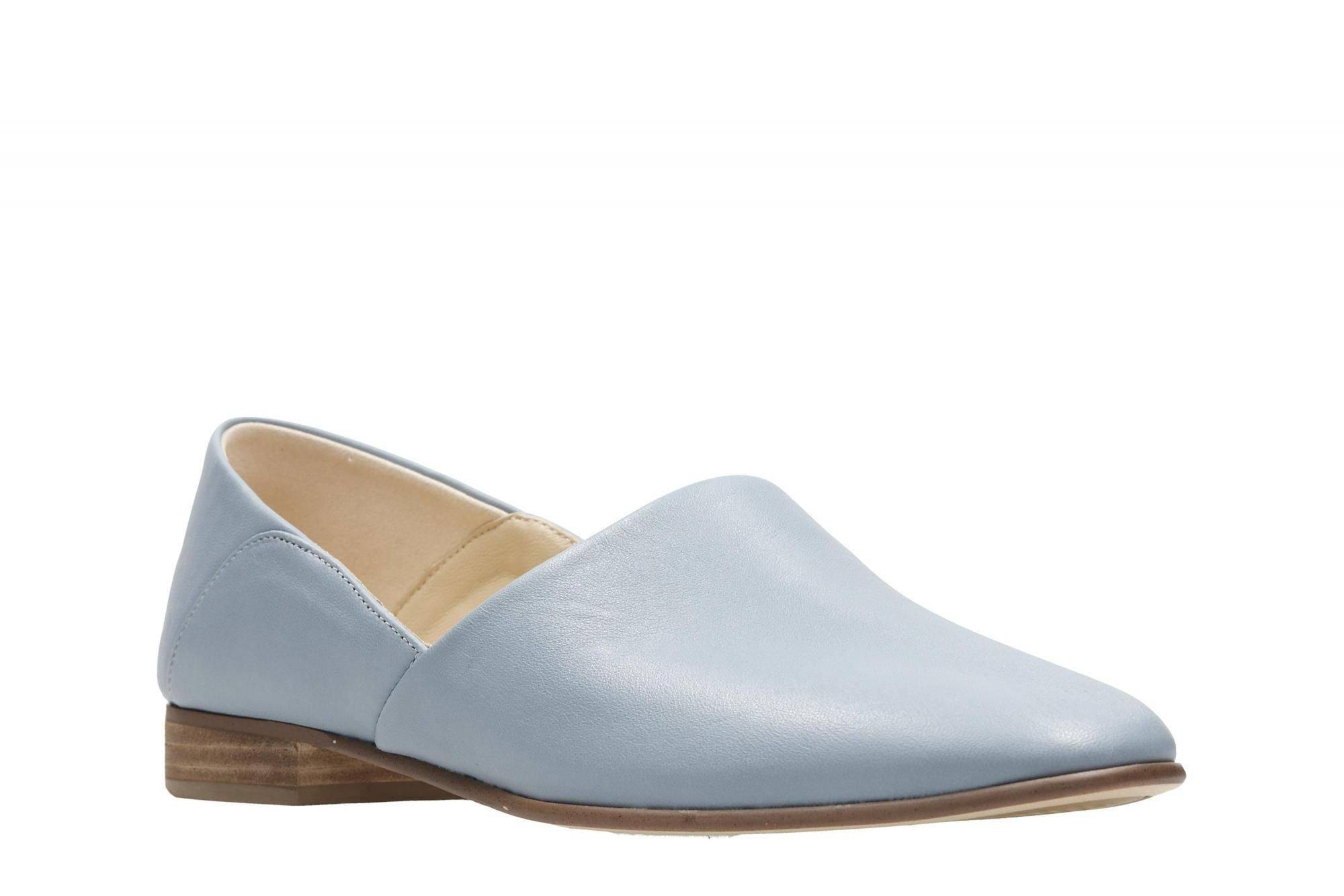 Купить Женские туфли-лодочки Clarks, цвет голубой, Модель: Pure Tone ...