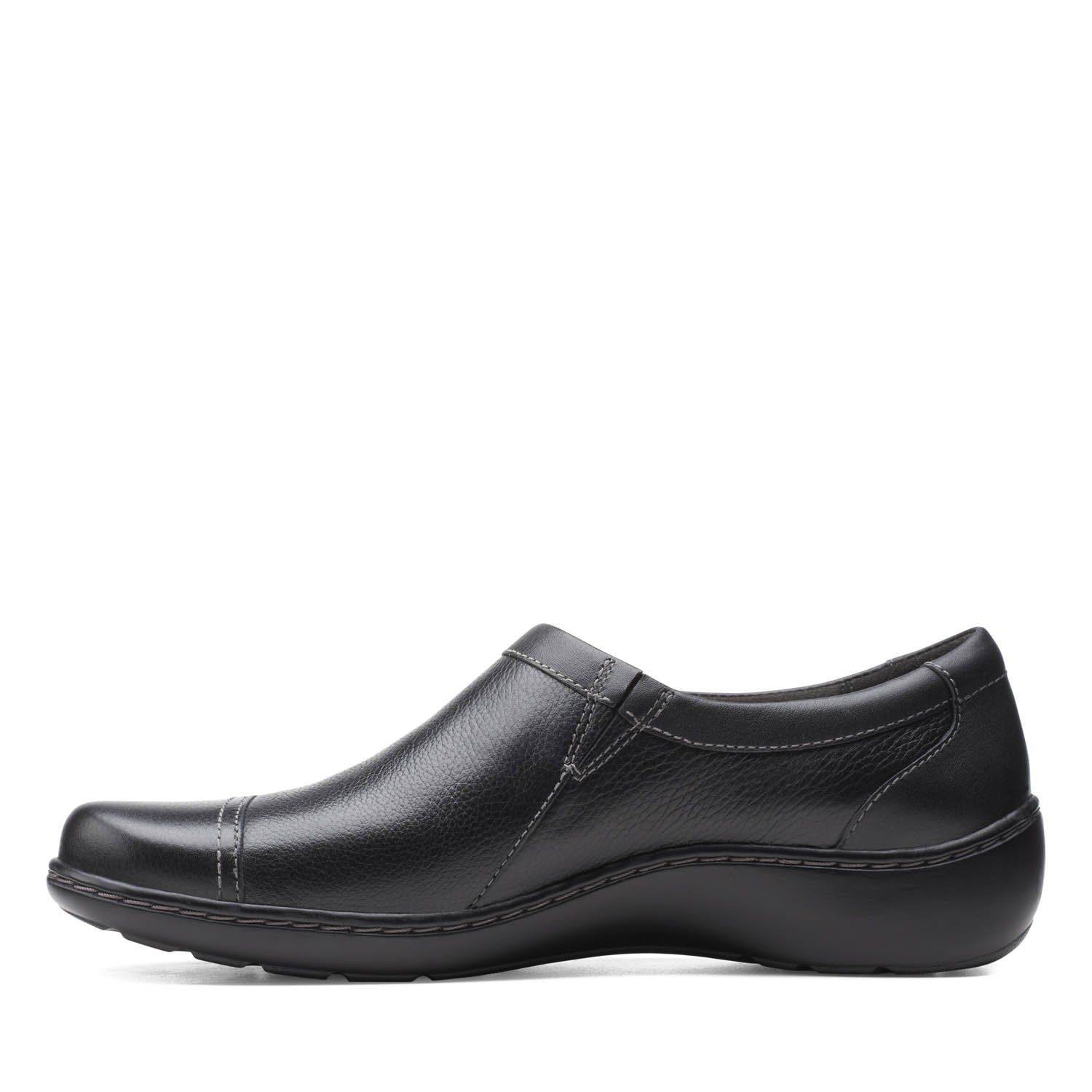 Купить Женские полуботинки Clarks, цвет черный, Модель: Cora Giny, арт ...