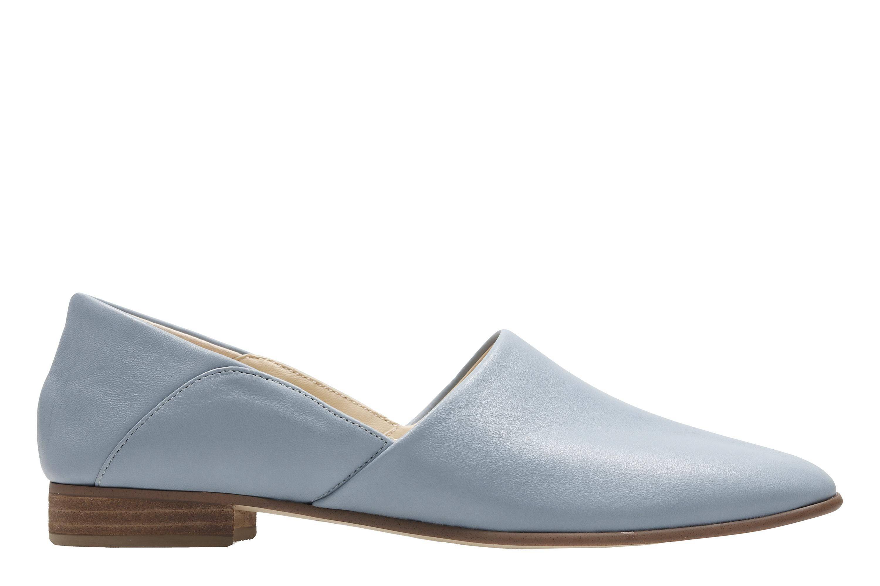 Купить Женские туфли-лодочки Clarks, цвет голубой, Модель: Pure Tone ...